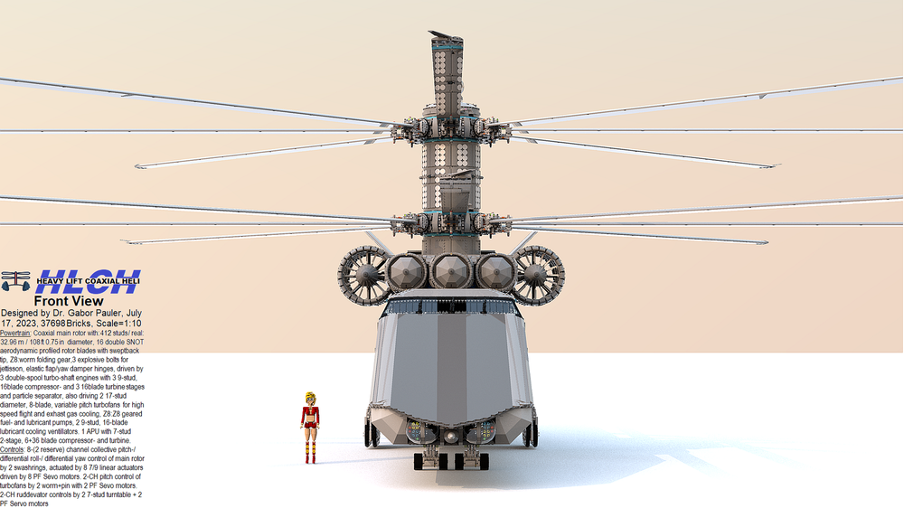 LEGO MOC-182516 Heavy Lift Coaxial Helicopter by gjpauler | Rebrickable ...
