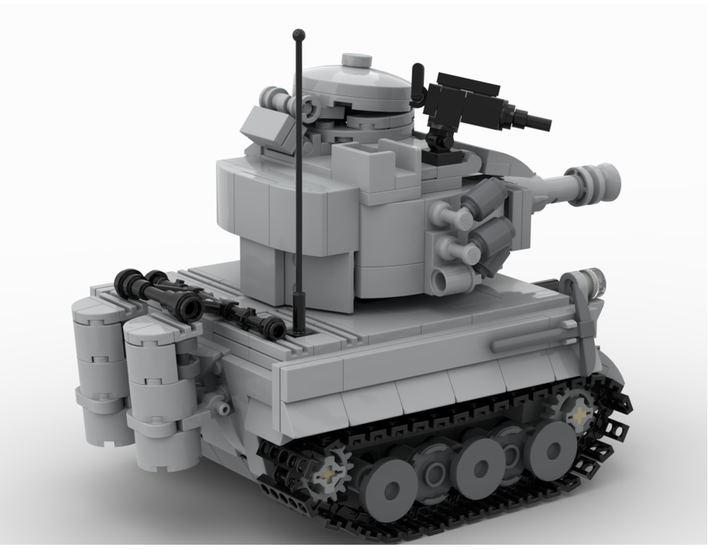 LEGO MOC-182518 SD Tiger I tank by BroadBricks_Studio | Rebrickable ...