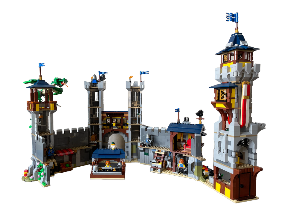 LEGO MOC Double Medieval Castle Alternate build of 2x31120 by re ...