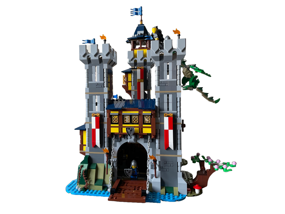 LEGO MOC Double Medieval Castle Alternate build of 2x31120 by re ...
