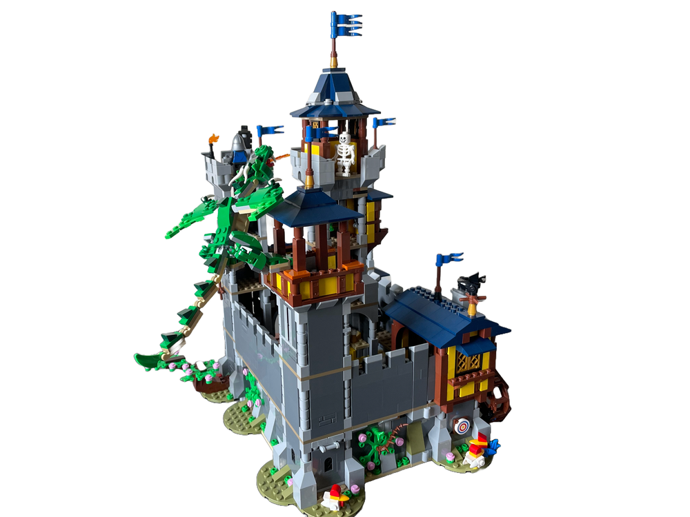 LEGO MOC Double Medieval Castle Alternate build of 2x31120 by re ...