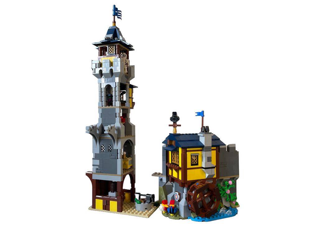 LEGO MOC Double Medieval Castle Alternate build of 2x31120 by re ...