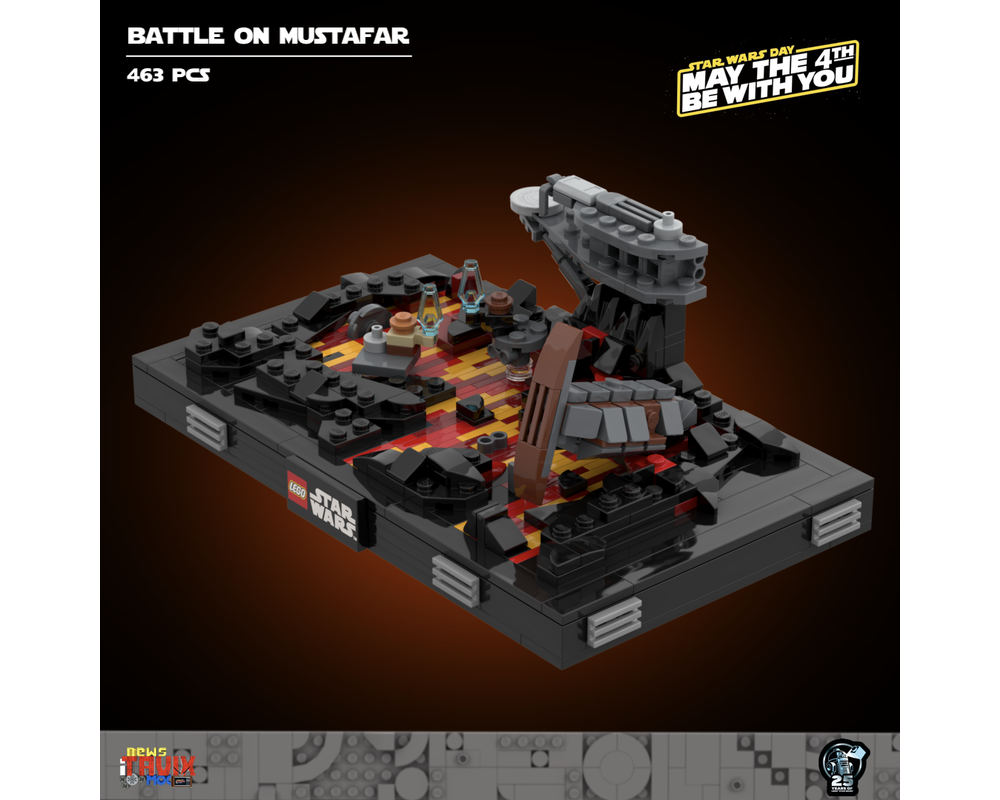 LEGO MOC Battle on Mustafar by iTavix | Rebrickable - Build with LEGO