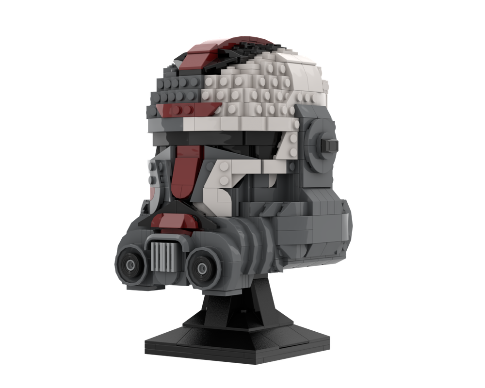 LEGO MOC Hunter Helmet by Ant0noo | Rebrickable - Build with LEGO