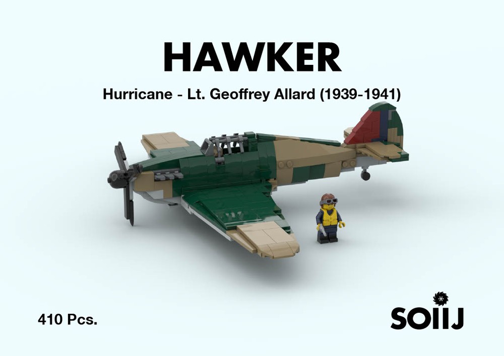 LEGO MOC Hawker Hurricane Mk1 - Lt. Geoffrey "Sammy" Allard - british ...