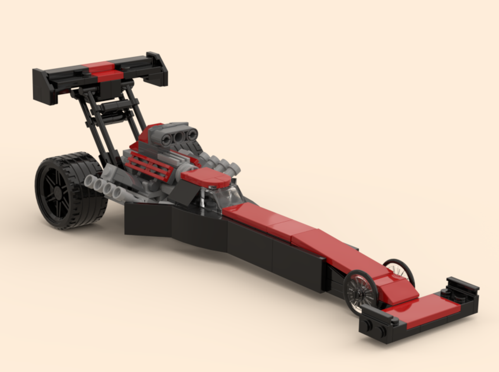 LEGO MOC-182570 Top Fuel Dragster by Xayabricks | Rebrickable - Build ...