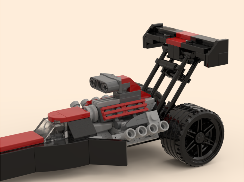 LEGO MOC-182570 Top Fuel Dragster by Xayabricks | Rebrickable - Build ...