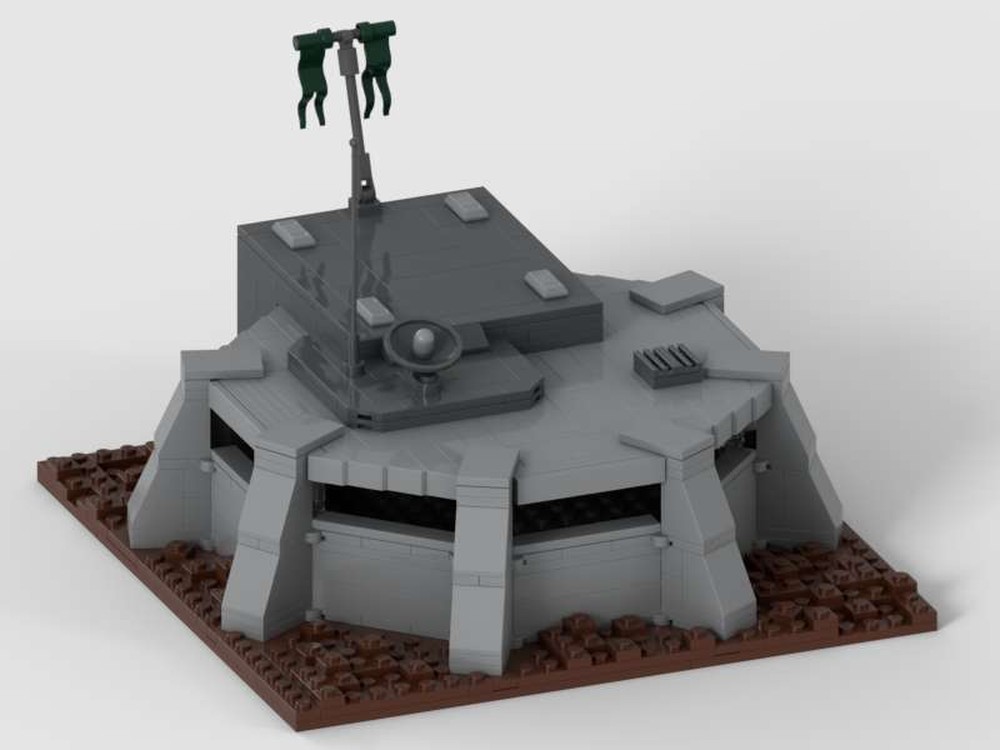 LEGO MOC Infantry Command Bunker by mikey2110 | Rebrickable - Build ...
