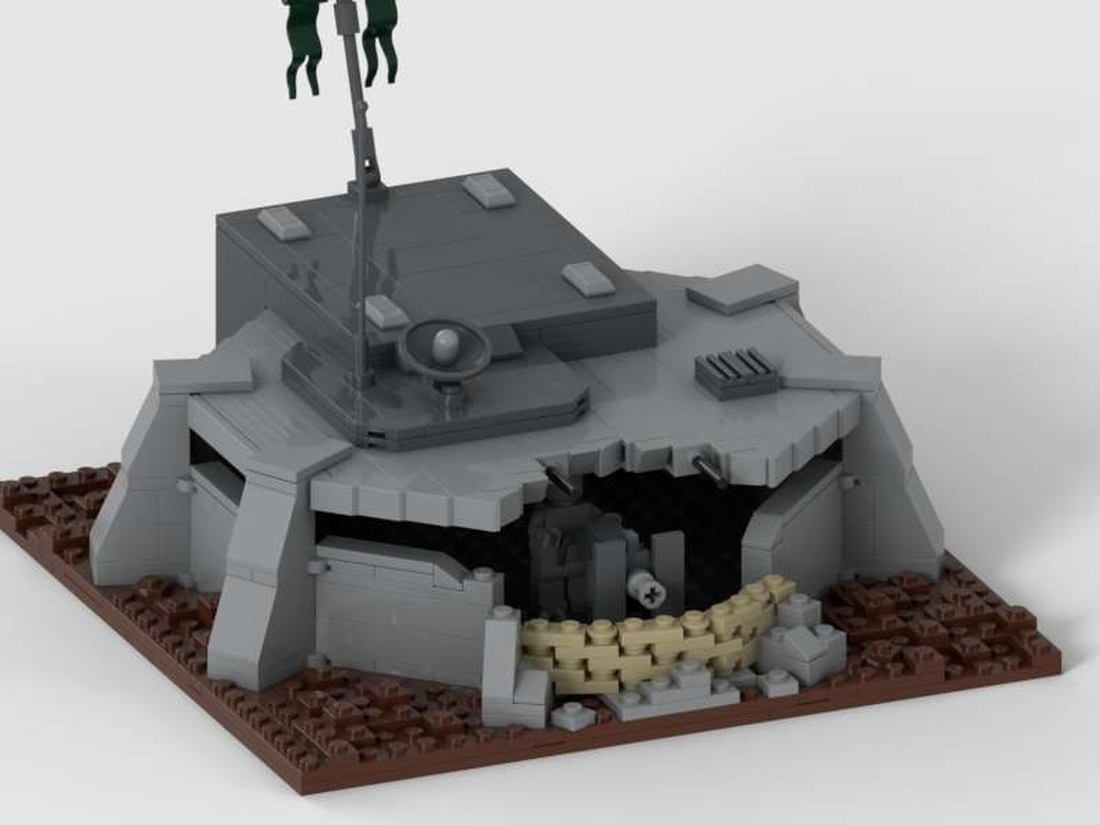 LEGO MOC Damaged Infantry Command Bunker by mikey2110 | Rebrickable ...