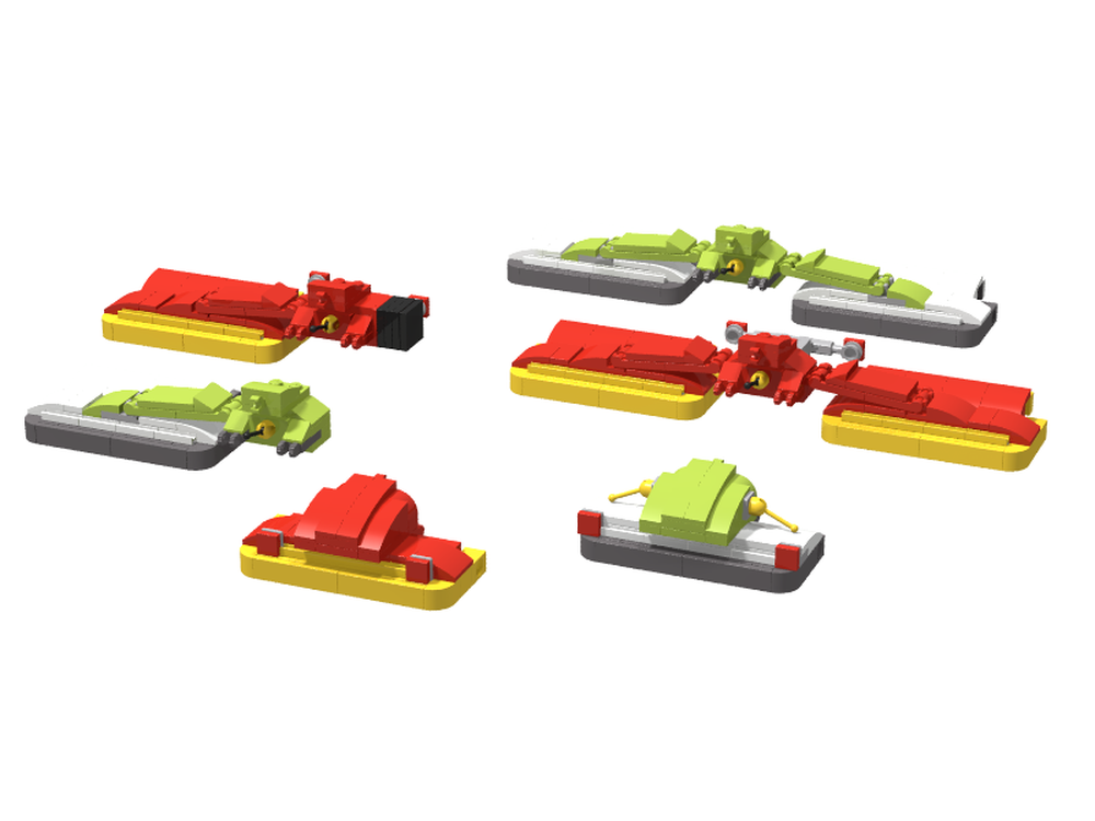 LEGO MOC Claas & Poettinger Mower Pack by diamond_deer | Rebrickable ...