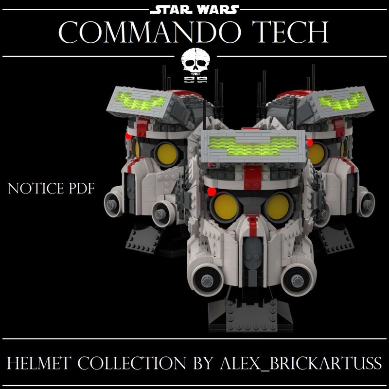 LEGO MOC Helmet Clone Commando Tech by Alex_BricKartuss | Rebrickable ...