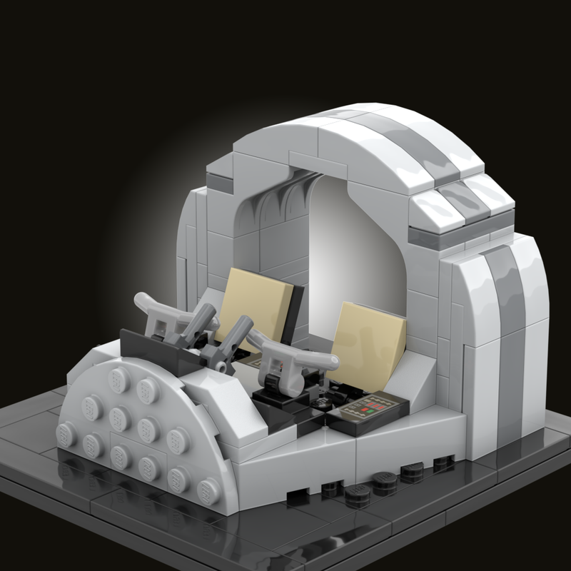 LEGO MOC Falcon cockpit diorama by LucSoleBricks | Rebrickable - Build ...
