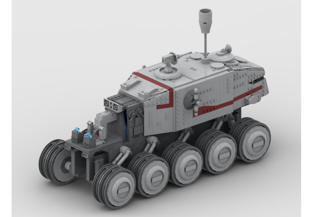 LEGO MOC Modified HAVw A6 juggernaut tank by thelegowolfpack ...