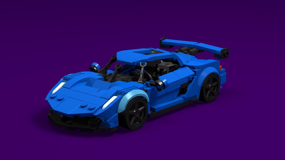 Lego Moc Koenigsegg Jesko V2 By Danibuildslego Rebrickable Build