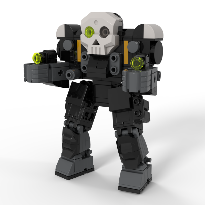LEGO MOC Atlas BattleMech (Miniature) by lazyguineapig | Rebrickable ...