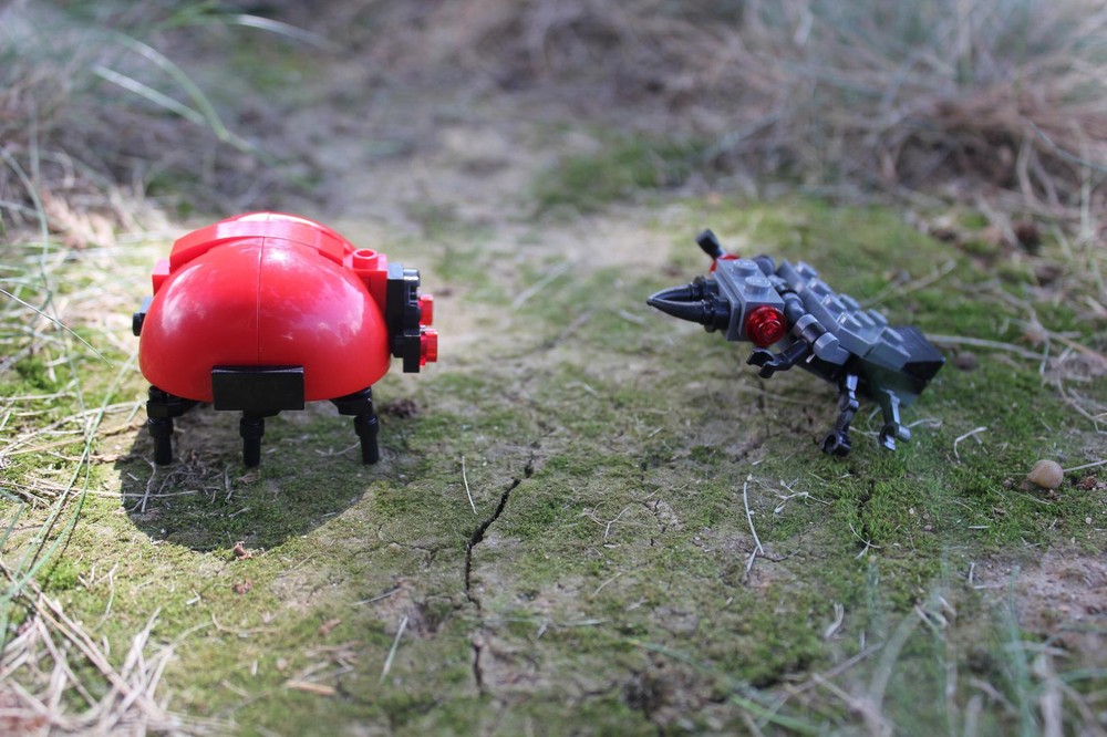 LEGO MOC (G) - The Ladybug vs. The Larva by Groundedbuilder ...
