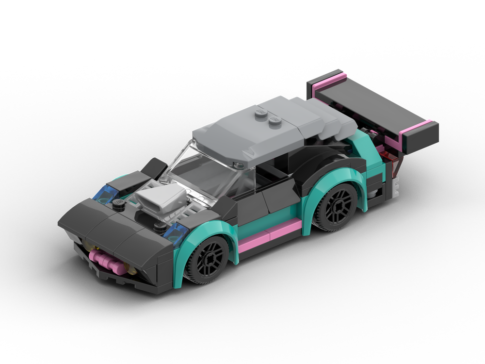 LEGO MOC 60406 Race Car Modular Mod (compatible with 60389 Custom Car ...