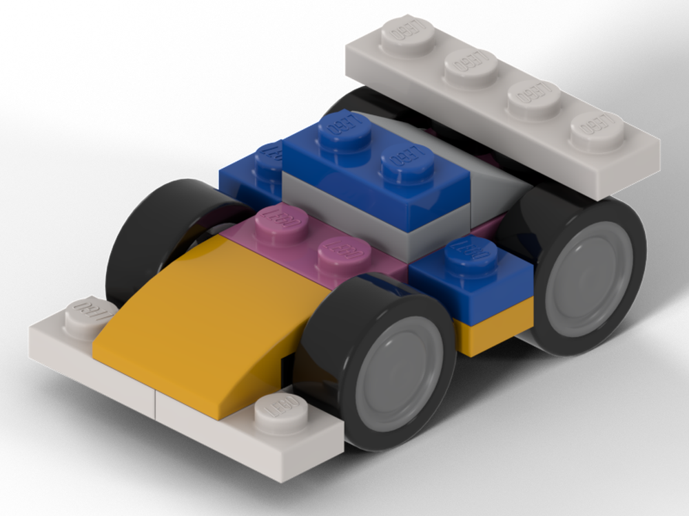 LEGO MOC Smallest drivable Formula 1 car (Racing Bulls Miami 2024) with ...