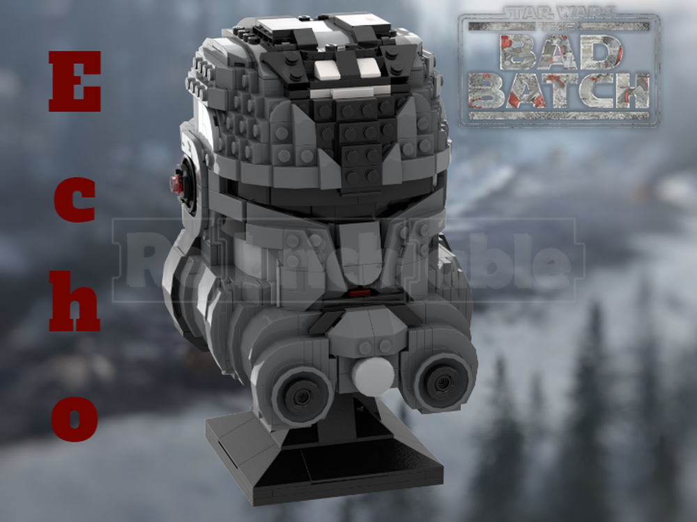 LEGO MOC-182716 Echo Helmet by Ant0noo | Rebrickable - Build with LEGO