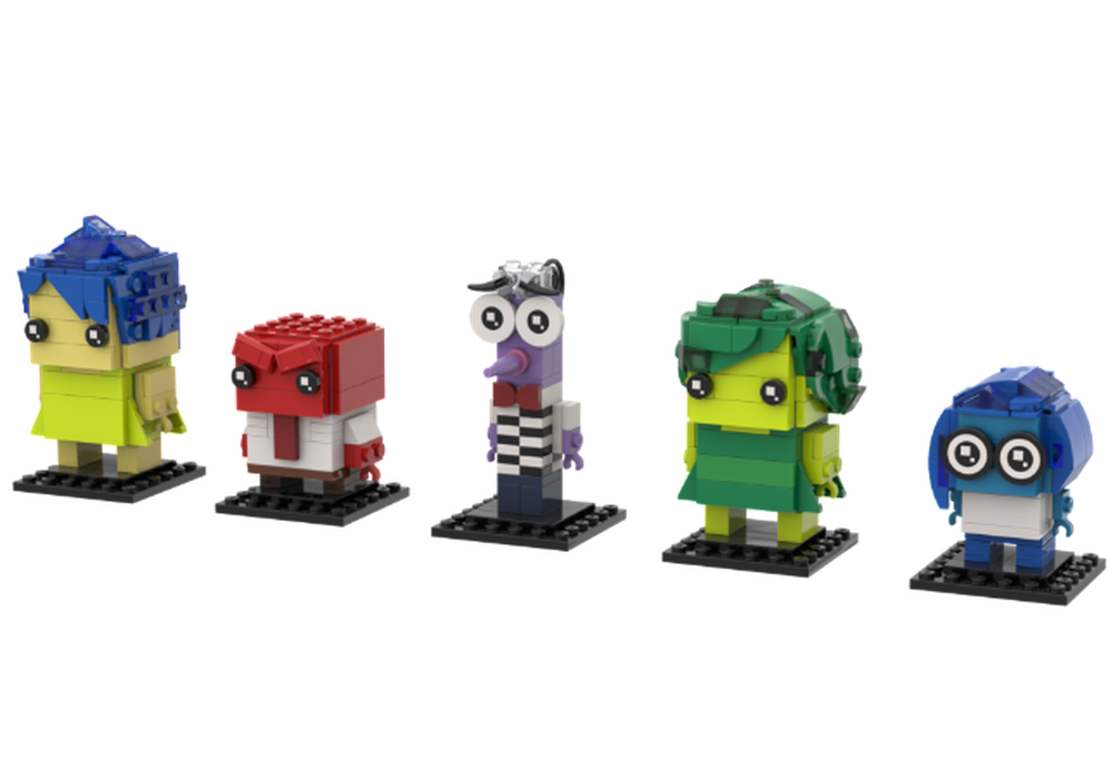 Lego Moc Anger Fear And Disgust Inside Out By Orchardbuilds
