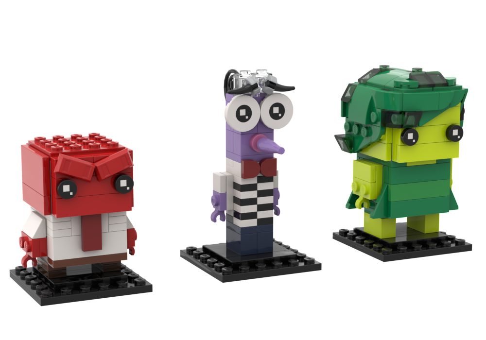 LEGO MOC Anger Fear & Disgust: Inside Out by OrchardBuilds ...