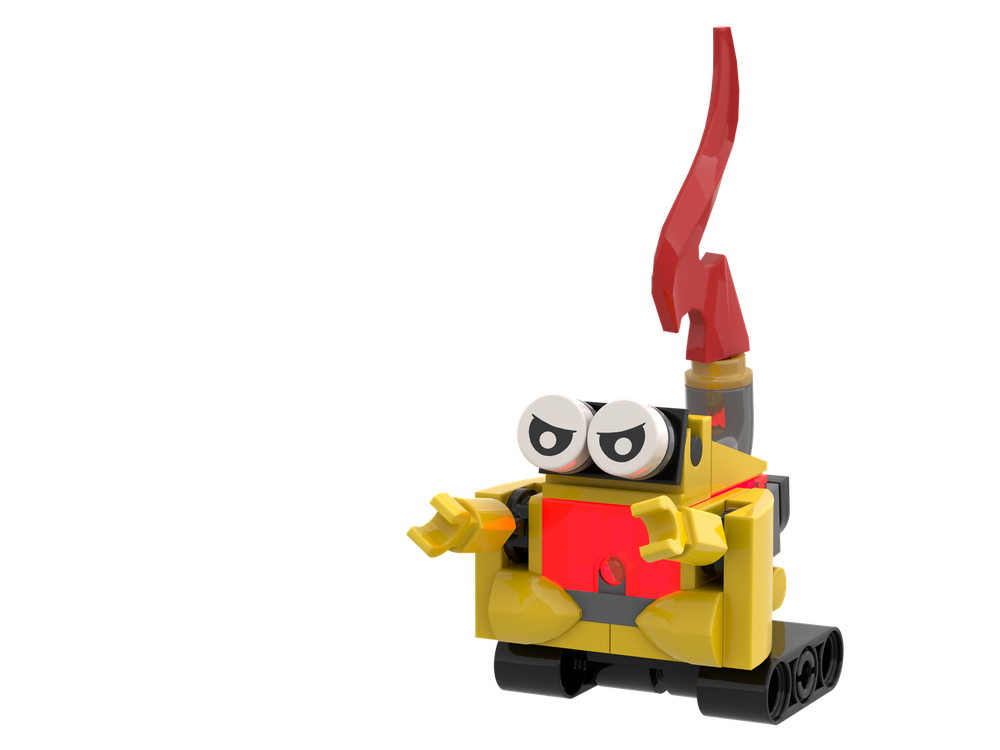 LEGO MOC 182-746 (Yellow Angry Robot) by ford4thot | Rebrickable ...