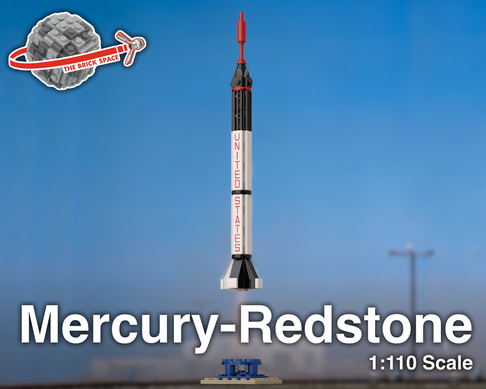 LEGO MOC Mercury-Redstone Rocket (1:110 Scale) by TheBrickSpace ...