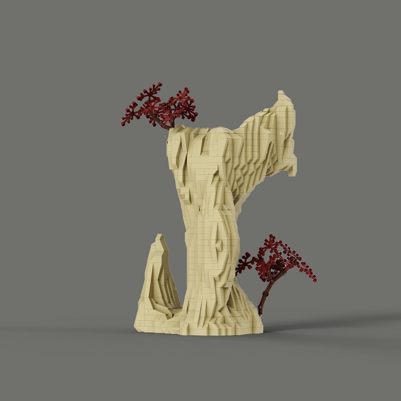 LEGO MOC cliff by xiaowang | Rebrickable - Build with LEGO