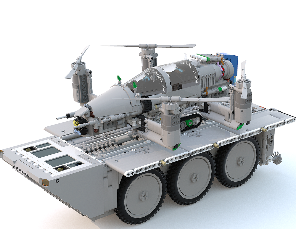 LEGO MOC Robotic Rotorcraft Carrier by gjpauler | Rebrickable - Build ...