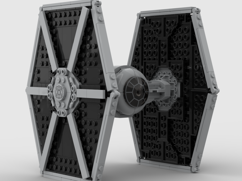 Lego Moc Midi Scale Tie Fighter By Majora56 Rebrickable Build With Lego