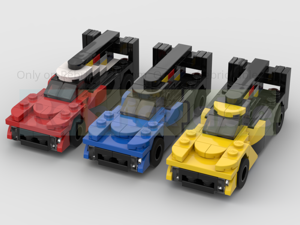 LEGO MOC Pack Of 3 Cadillac V-Series.R LMDh Racing Cars - Half Speed ...