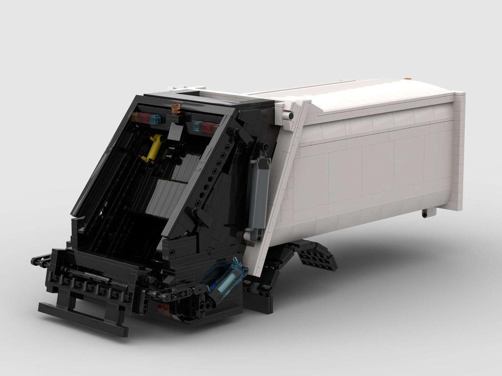 LEGO MOC Rear Loader Garbage Truck by CheongBricks | Rebrickable ...
