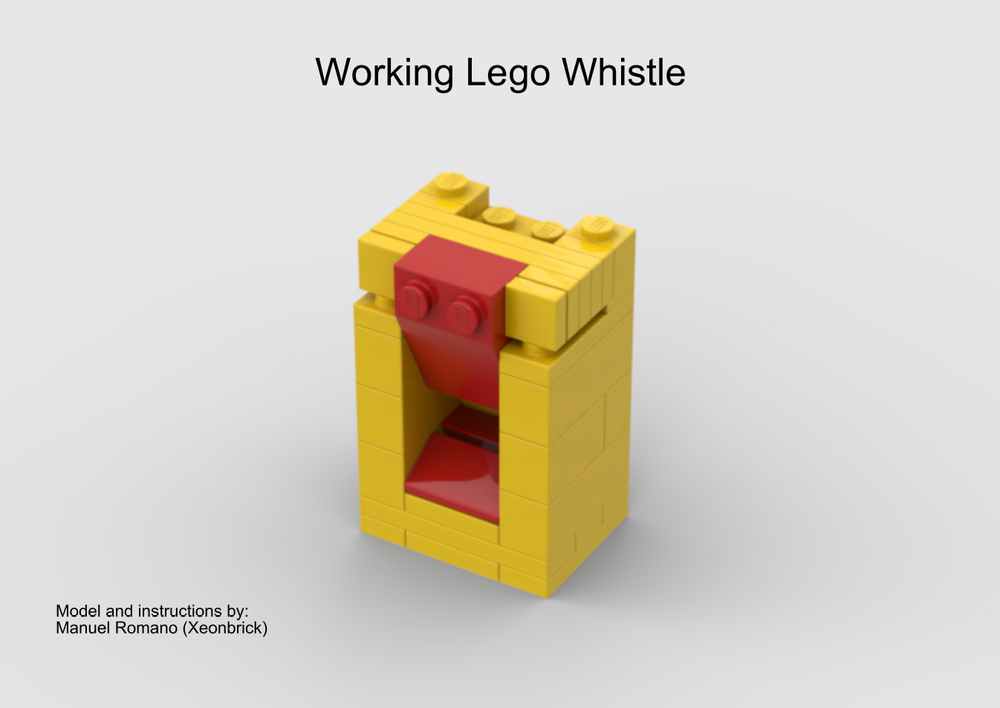 LEGO MOC Working Lego Whistle by Xeonbrick | Rebrickable - Build with LEGO