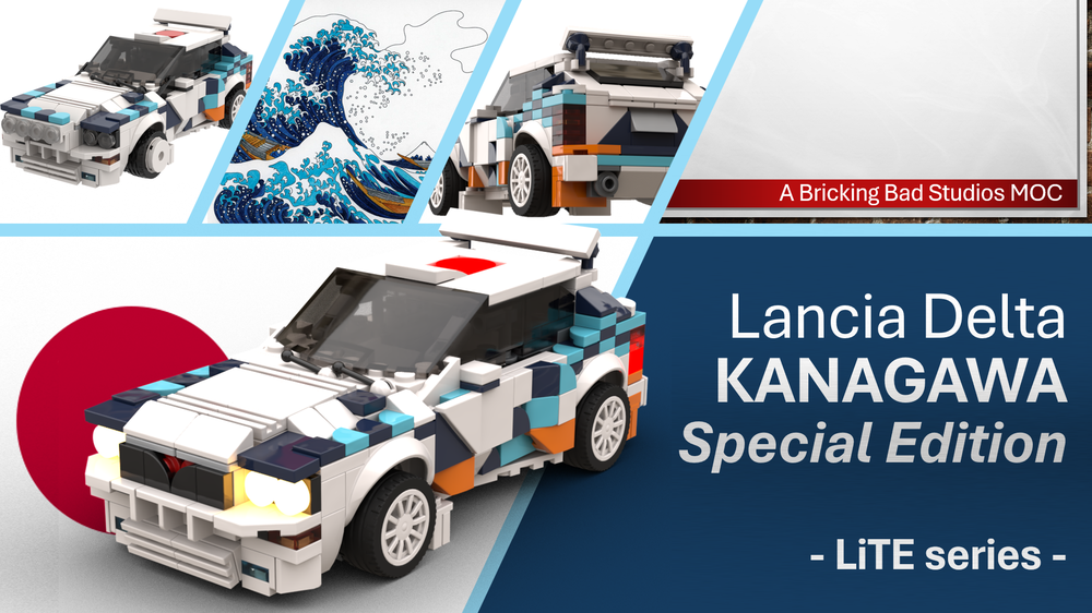 LEGO MOC Lancia Delta - KANAGAWA Special edition (LiTE series, class ...