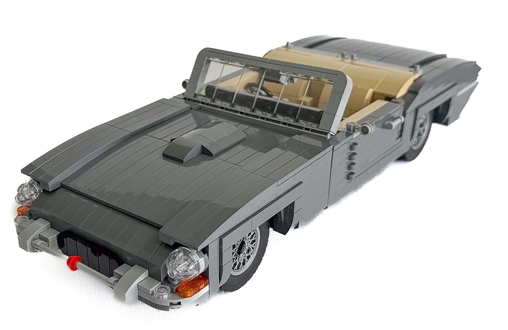 LEGO MOC Jaguar E-Type (1960's) by RandE | Rebrickable - Build with LEGO