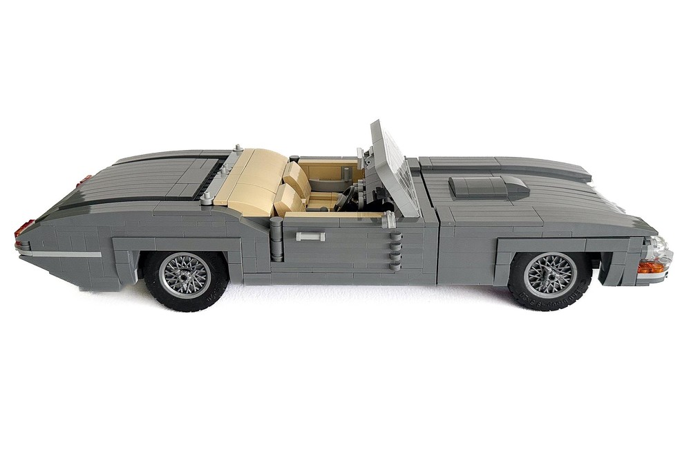 LEGO MOC Jaguar E-Type (1960's) by RandE | Rebrickable - Build with LEGO