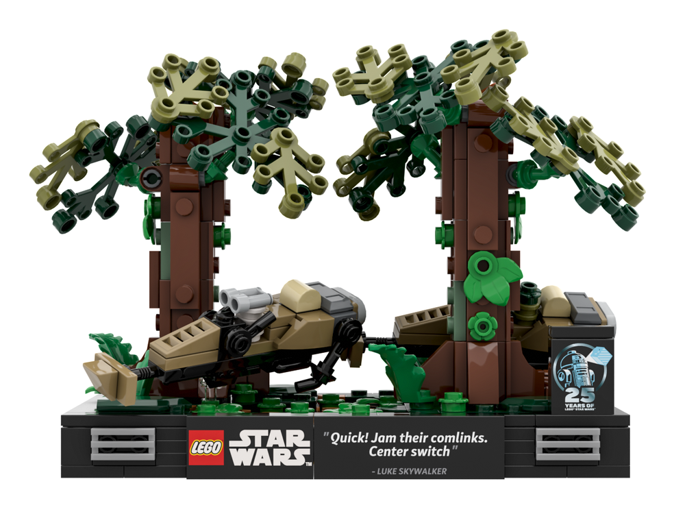 LEGO MOC Mini Endor Speeder Chase by Jagamax | Rebrickable - Build with ...