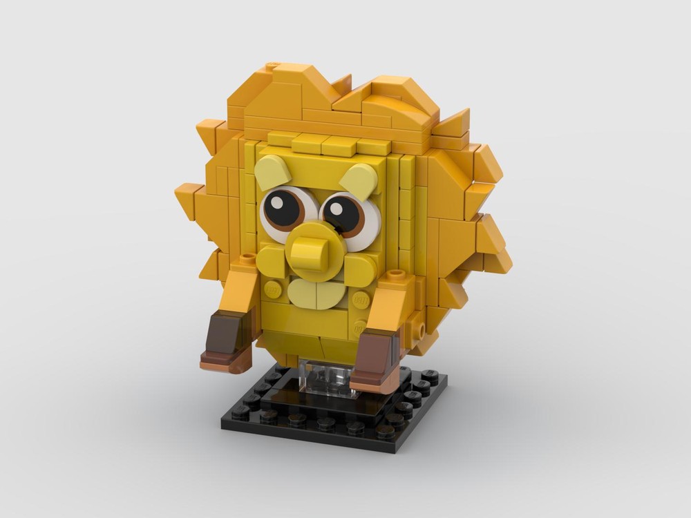 LEGO MOC Sunny the Sun Brickheadz (Raisin Bran) by Penguins and plastic ...