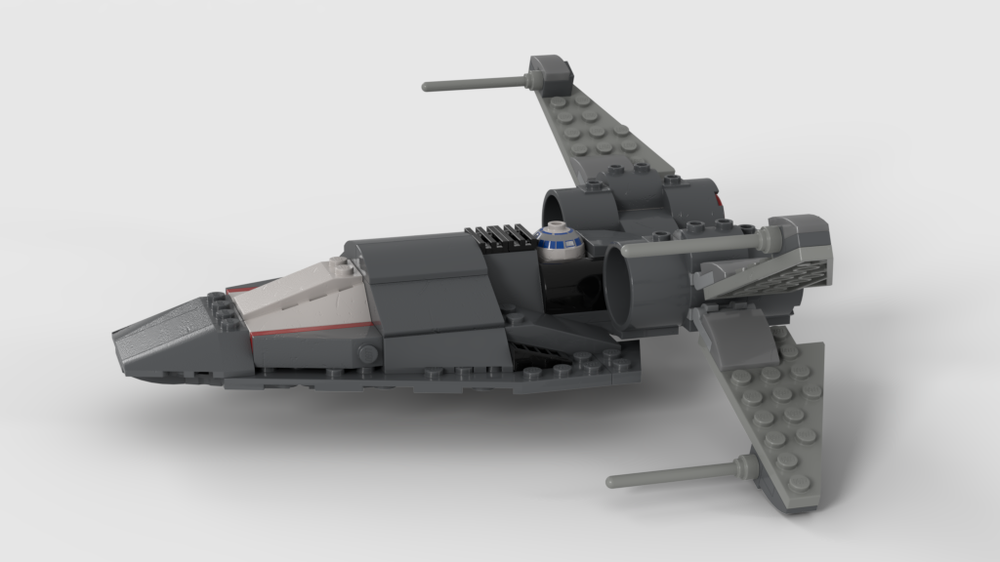 LEGO MOC A-X WING by AbvAvrgUndrAchvr | Rebrickable - Build with LEGO