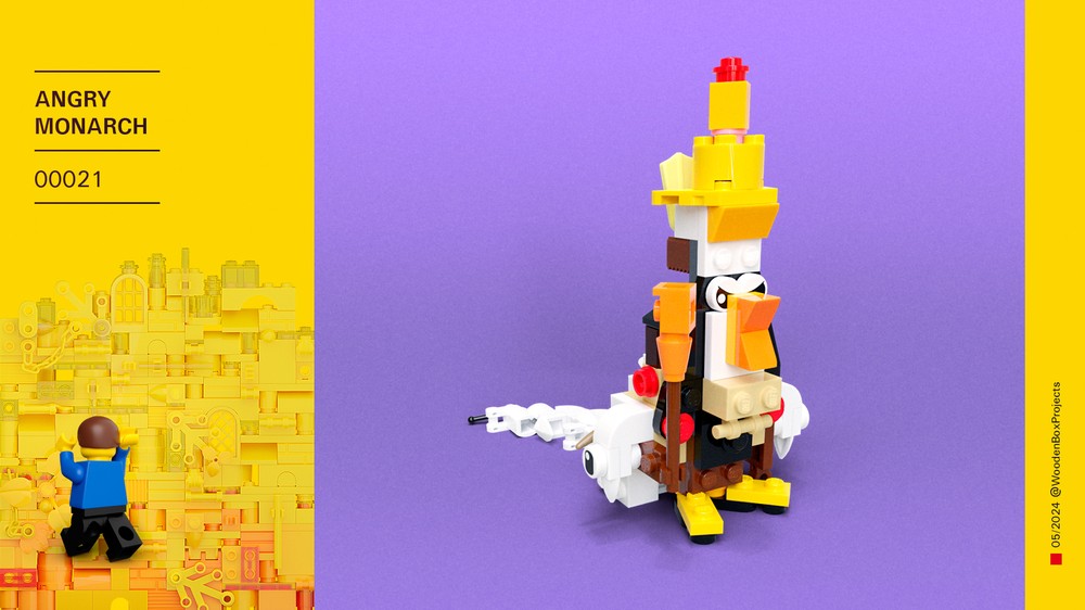 LEGO MOC Angry Monarch by WoodenBoxProjects | Rebrickable - Build with LEGO