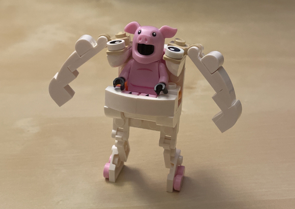LEGO MOC Easter Bunny Mech by eric_nunya | Rebrickable - Build with LEGO