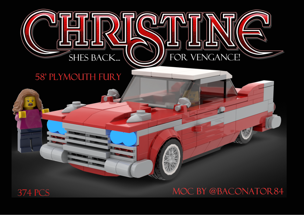 LEGO MOC Christine 1958 Plymouth Fury by Baconator84 | Rebrickable ...