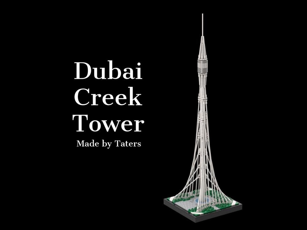 LEGO MOC Dubai Creek Tower by Taters | Rebrickable - Build with LEGO
