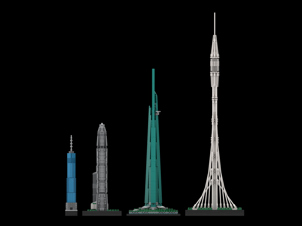 LEGO MOC Dubai Creek Tower by Taters | Rebrickable - Build with LEGO