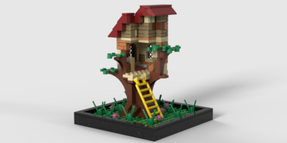 LEGO MOC The tree house by SirIceCream | Rebrickable - Build with LEGO