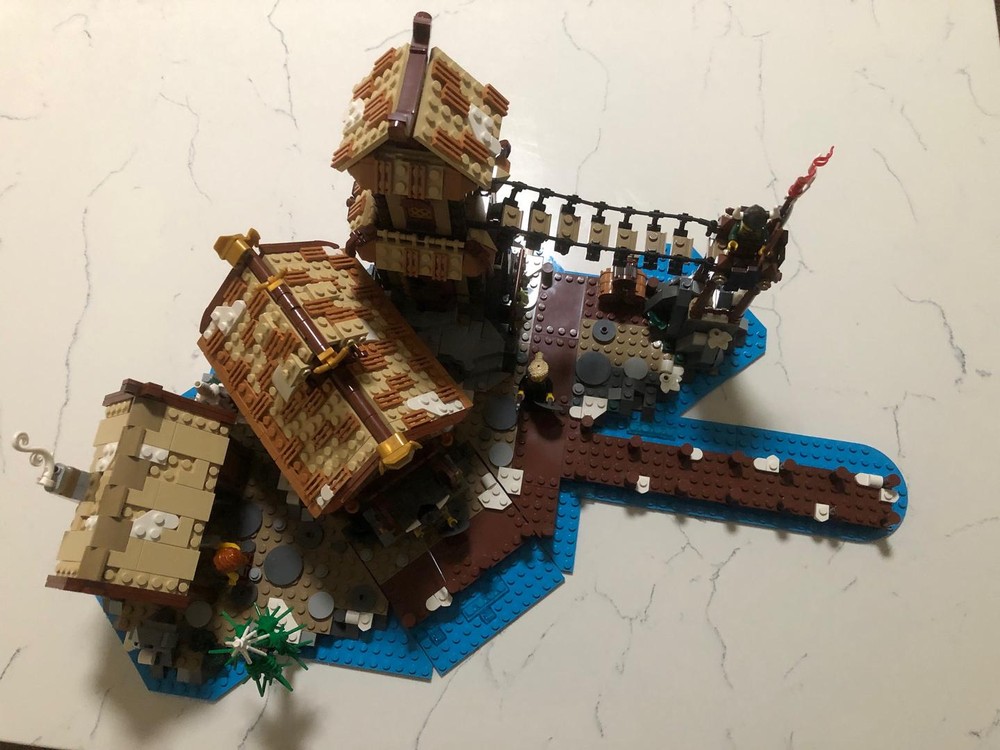 LEGO MOC 21343 Viking Village Pier by AndrewG123 | Rebrickable - Build ...