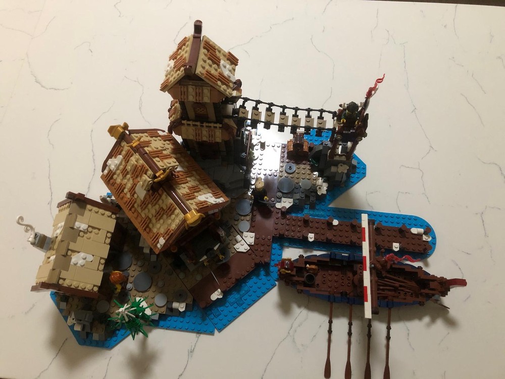 LEGO MOC 21343 Viking Village Pier by AndrewG123 | Rebrickable - Build ...