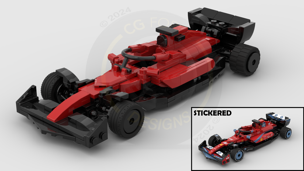LEGO MOC F1 Ferrari SF-24 - Miami by CGForceDesigns | Rebrickable ...