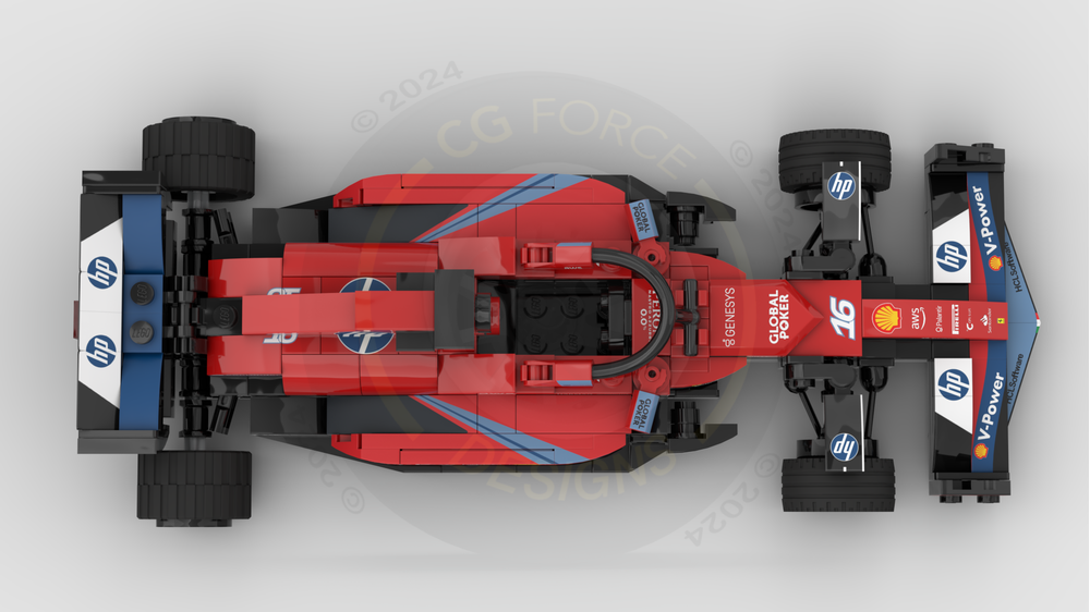 LEGO MOC F1 Ferrari SF-24 - Miami by CGForceDesigns | Rebrickable ...