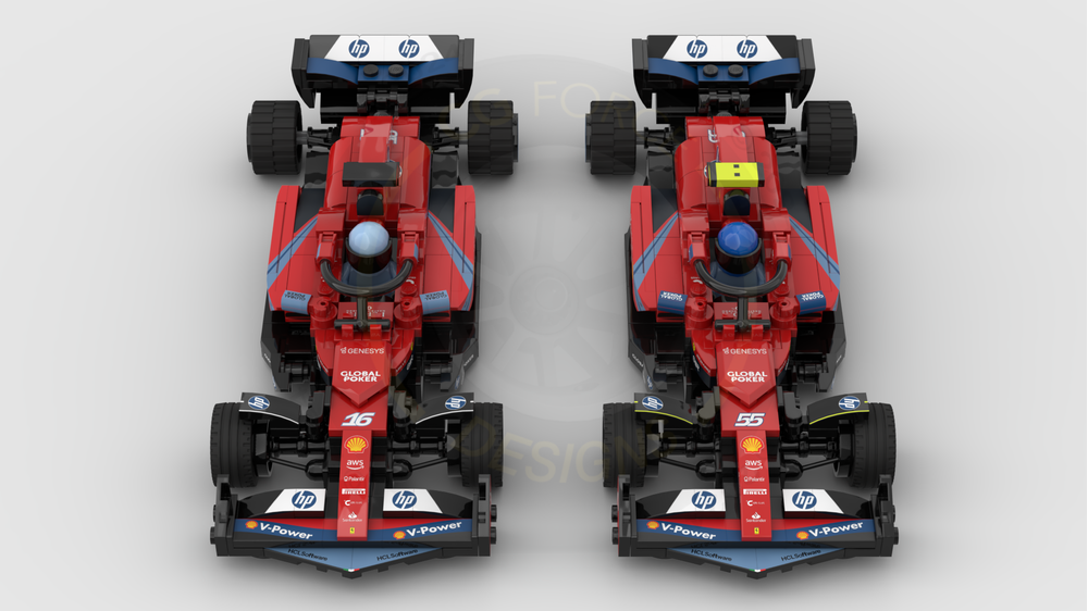 LEGO MOC F1 Ferrari SF-24 - Miami by CGForceDesigns | Rebrickable ...